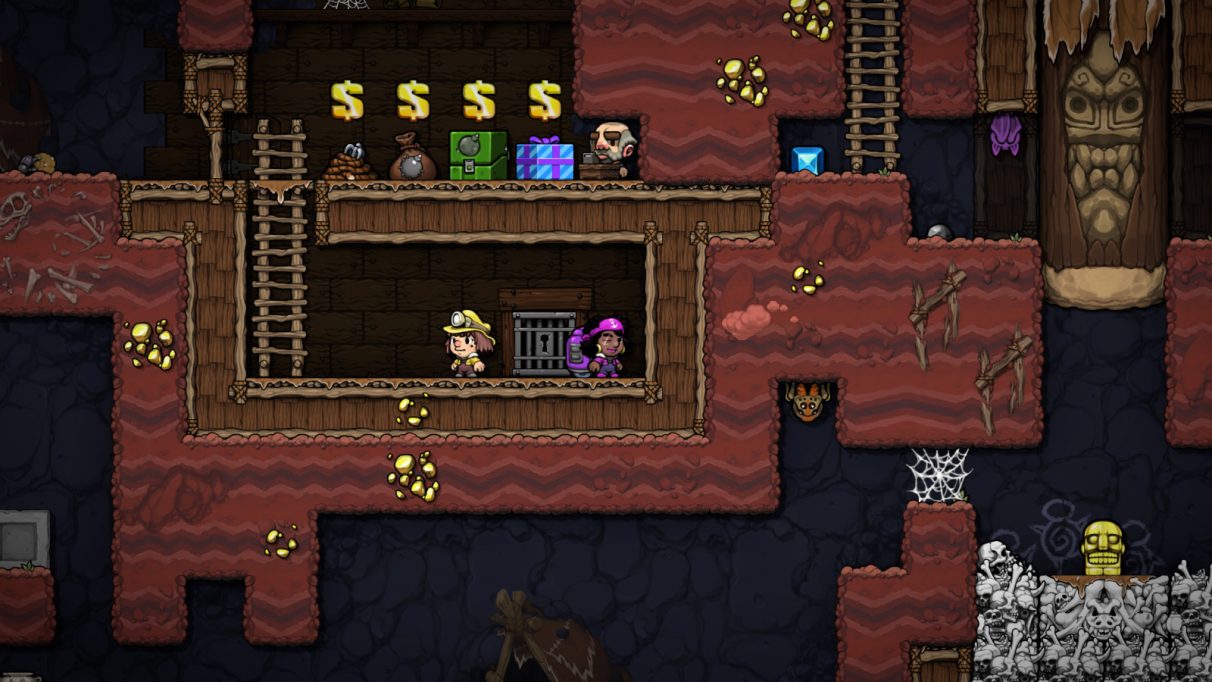 Spelunky 2 provides dual-layer maps, fluid physics, cloned cats and on ...